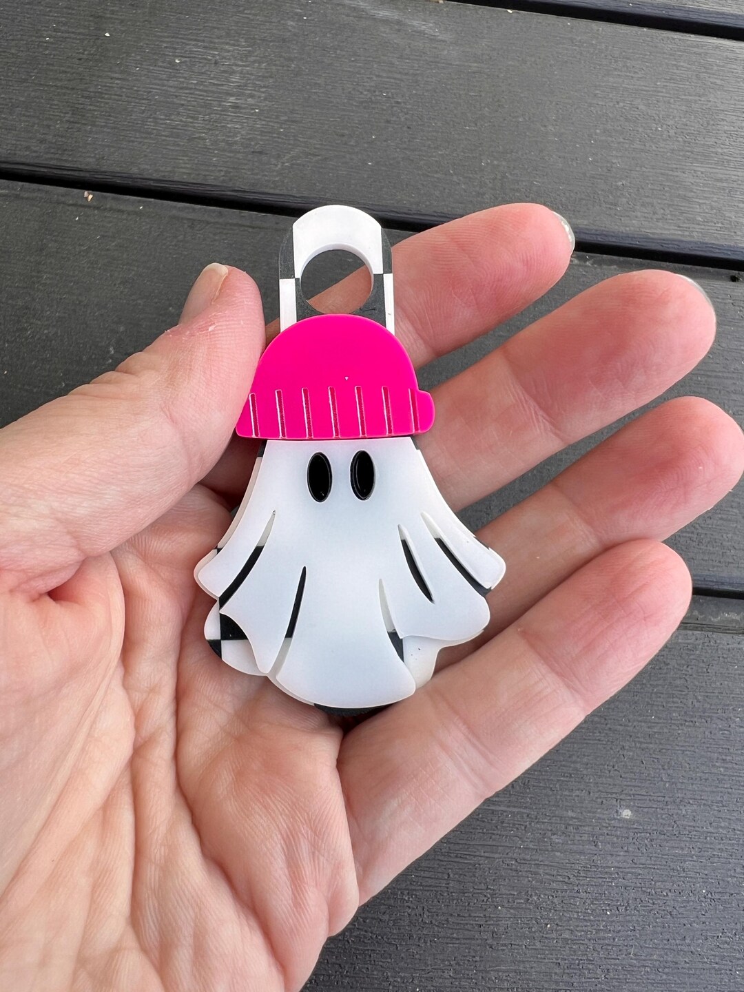 Custom Ghost Stanley/yeti Topper Spooky Halloween Cup Lid Acrylic Ghost ...