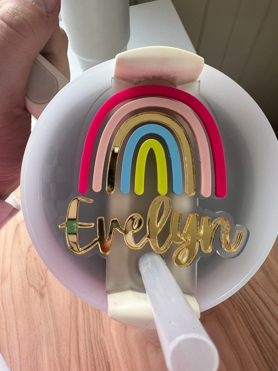 Stanley Cup Plate, Yeti Cup Accessories, Rainbow Stanley Topper ...