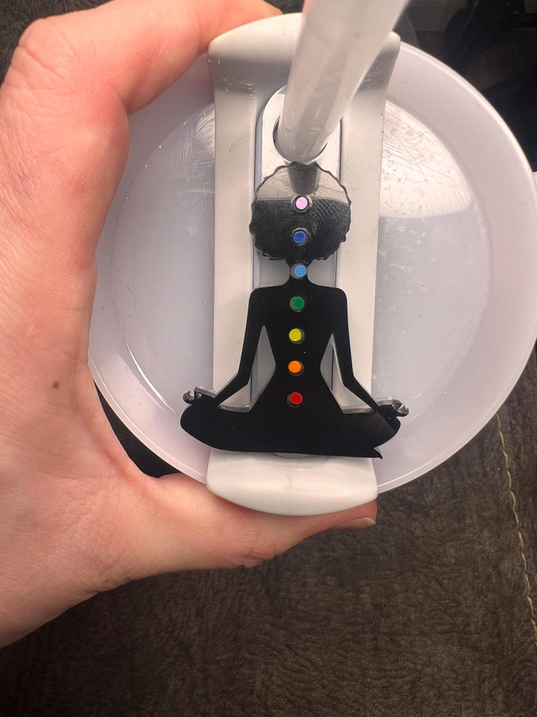 Chakra Yogi Stanley/yeti Tumbler Topper Handmade, Boho Style, Energy ...