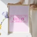 Personalized Roommate Name Wall Art, Artwork for Dorm Room, College ...