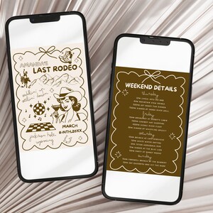 Wyoming Bachelorette Itinerary Invitation Template, Jackson Hole ...