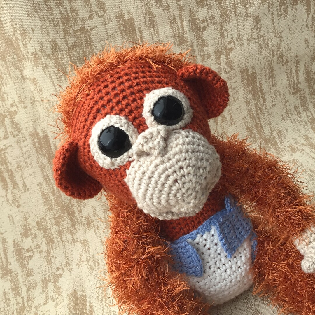 Crochet Pattern Orangutan (EN-US) - Etsy