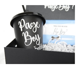 Page Boy Proposal Box, Filled Page Boy Proposal Box, Page Boy Gift ...