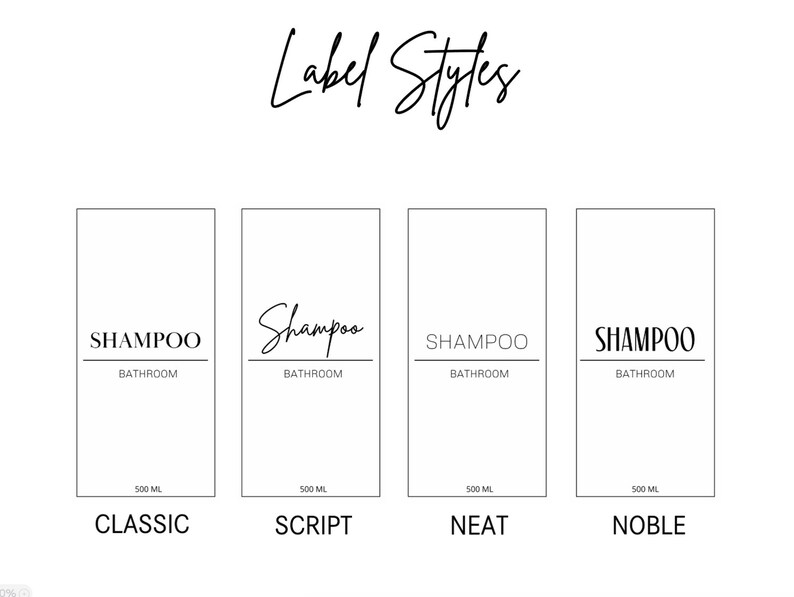 Matt Black Minimal White Label Shampoo and Conditioner Pump - Etsy