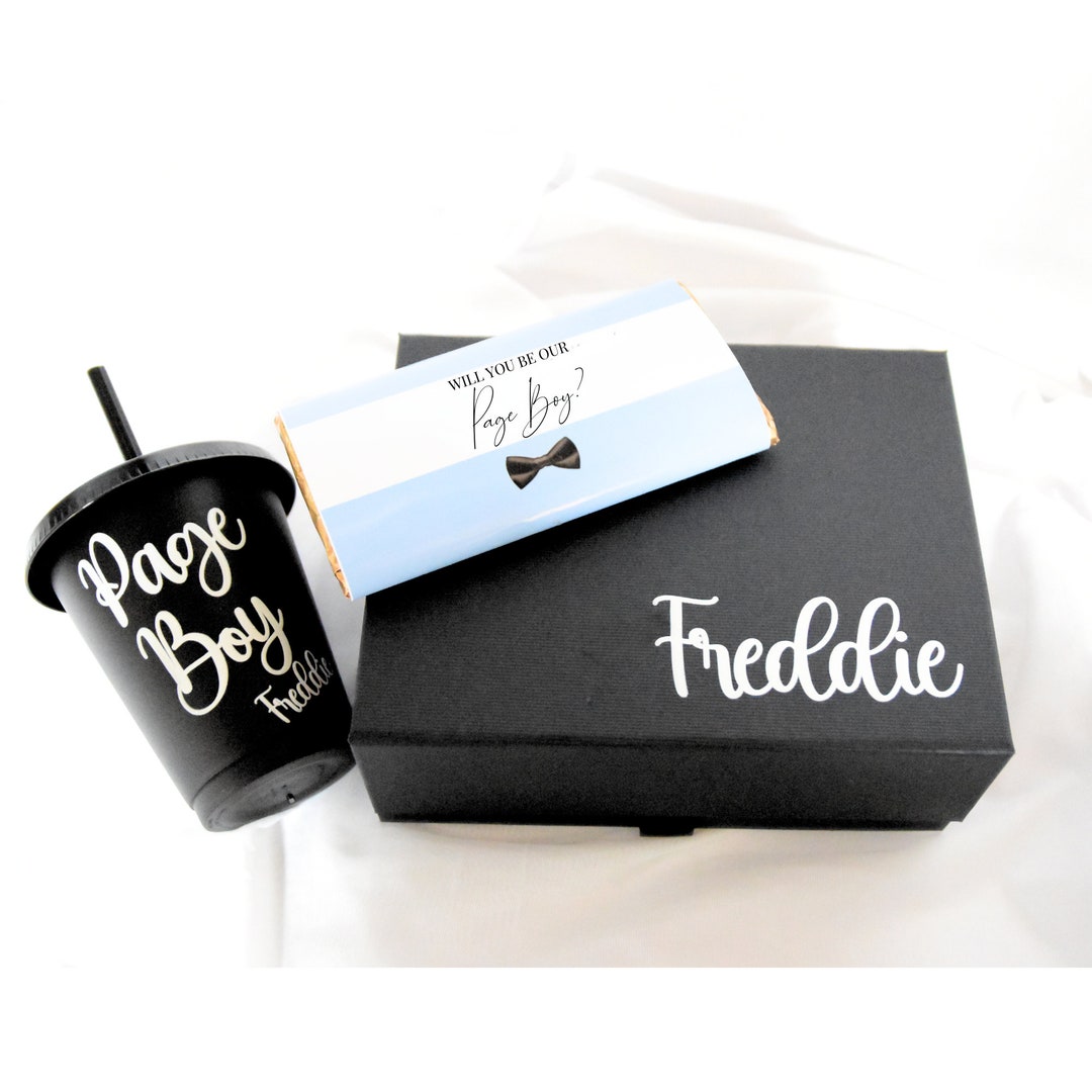 Page Boy Proposal Box, Filled Page Boy Proposal Box, Page Boy Gift ...