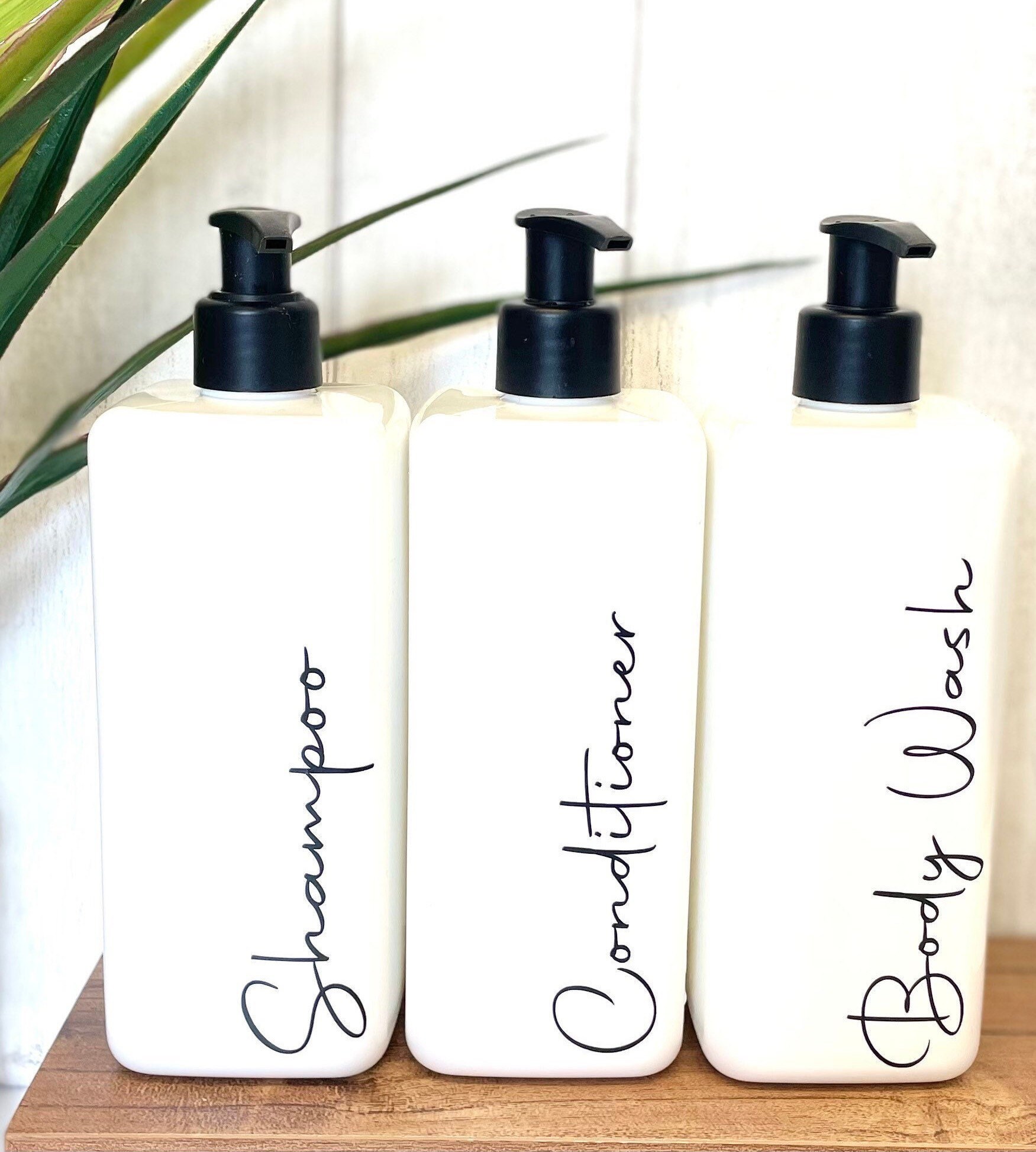 Shampoo and Conditioner Bottles Refillable Shampoo Bottles | Etsy