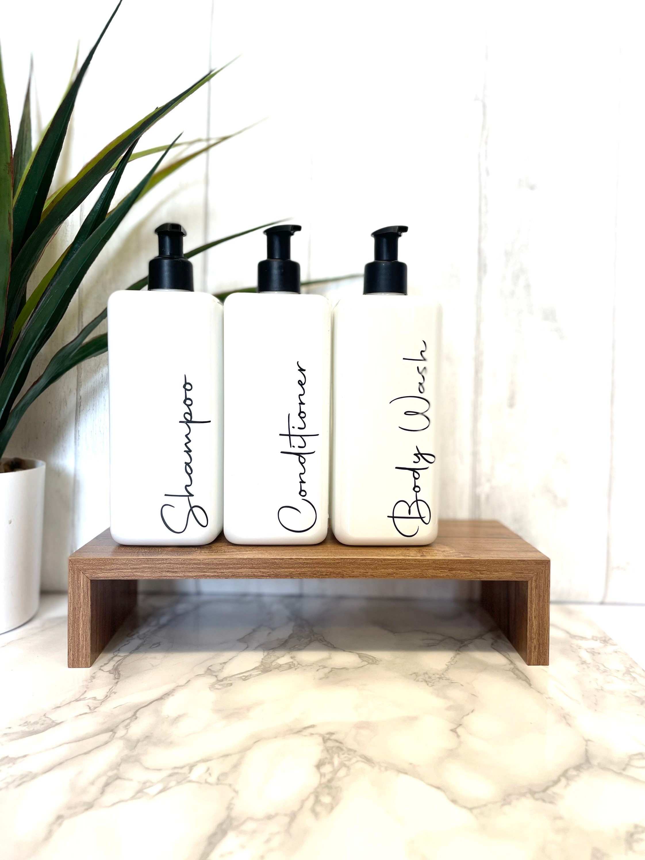 Shampoo and Conditioner Bottles Refillable Shampoo Bottles | Etsy