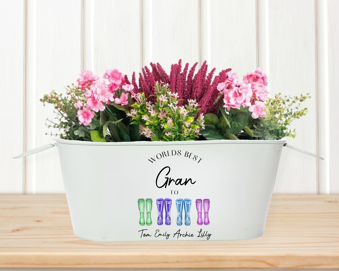Birthday Gift for Gran, Gift for Granny, Personalised Plant Pot, If ...
