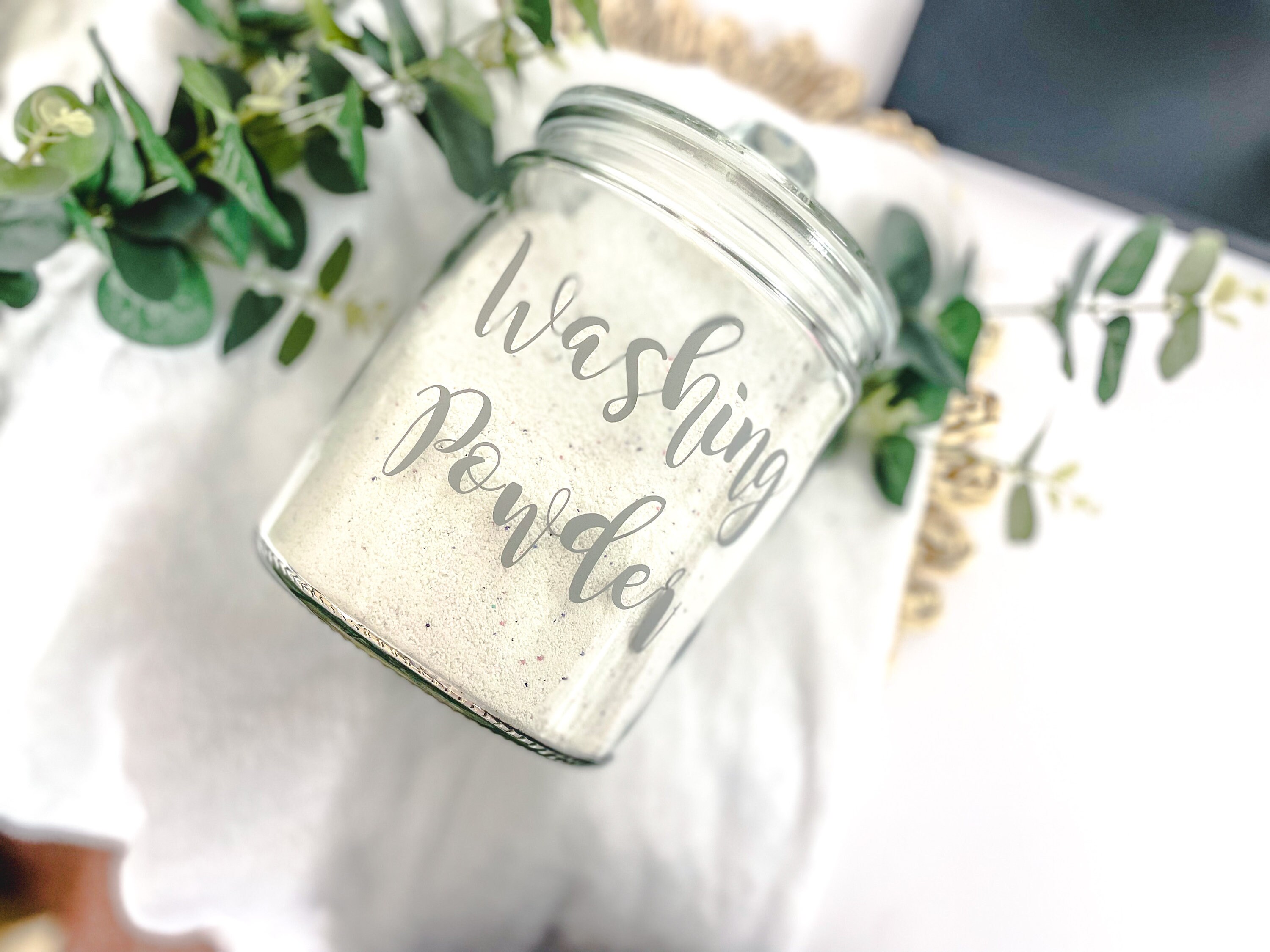 Laundry Room Labels Washing Powder Label Fabric Softener Jar | Etsy ...