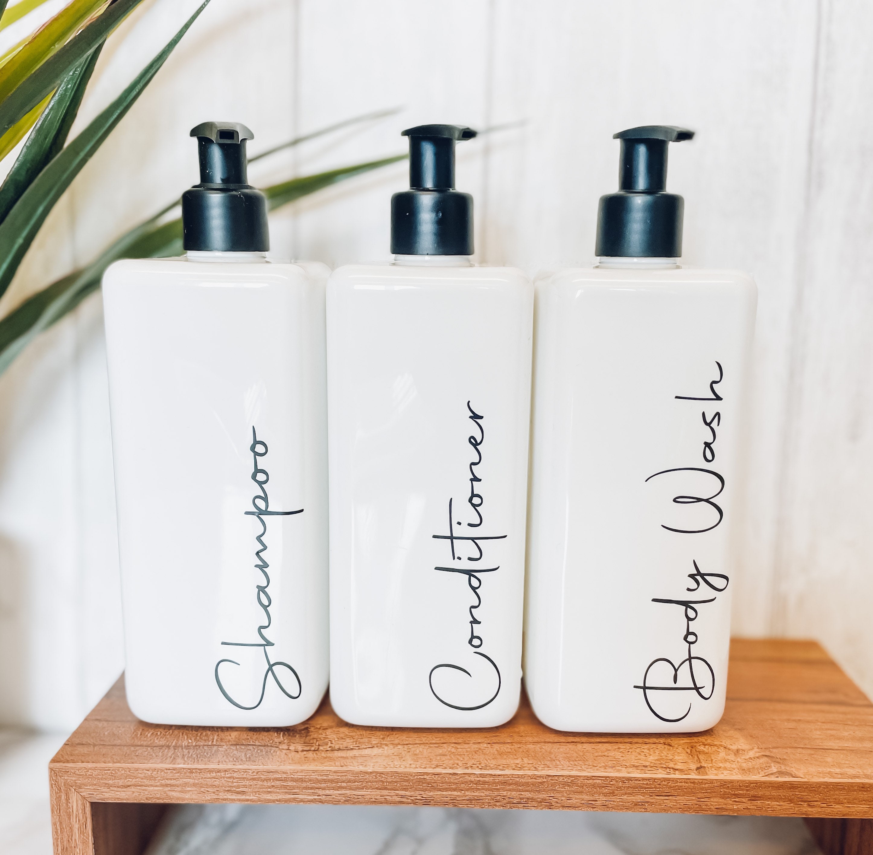 Shampoo and Conditioner Bottles Refillable Shampoo Bottles | Etsy