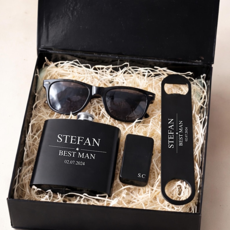 Personalised Best Man Groomsman Gift Box, Will You Be My or Thank You ...