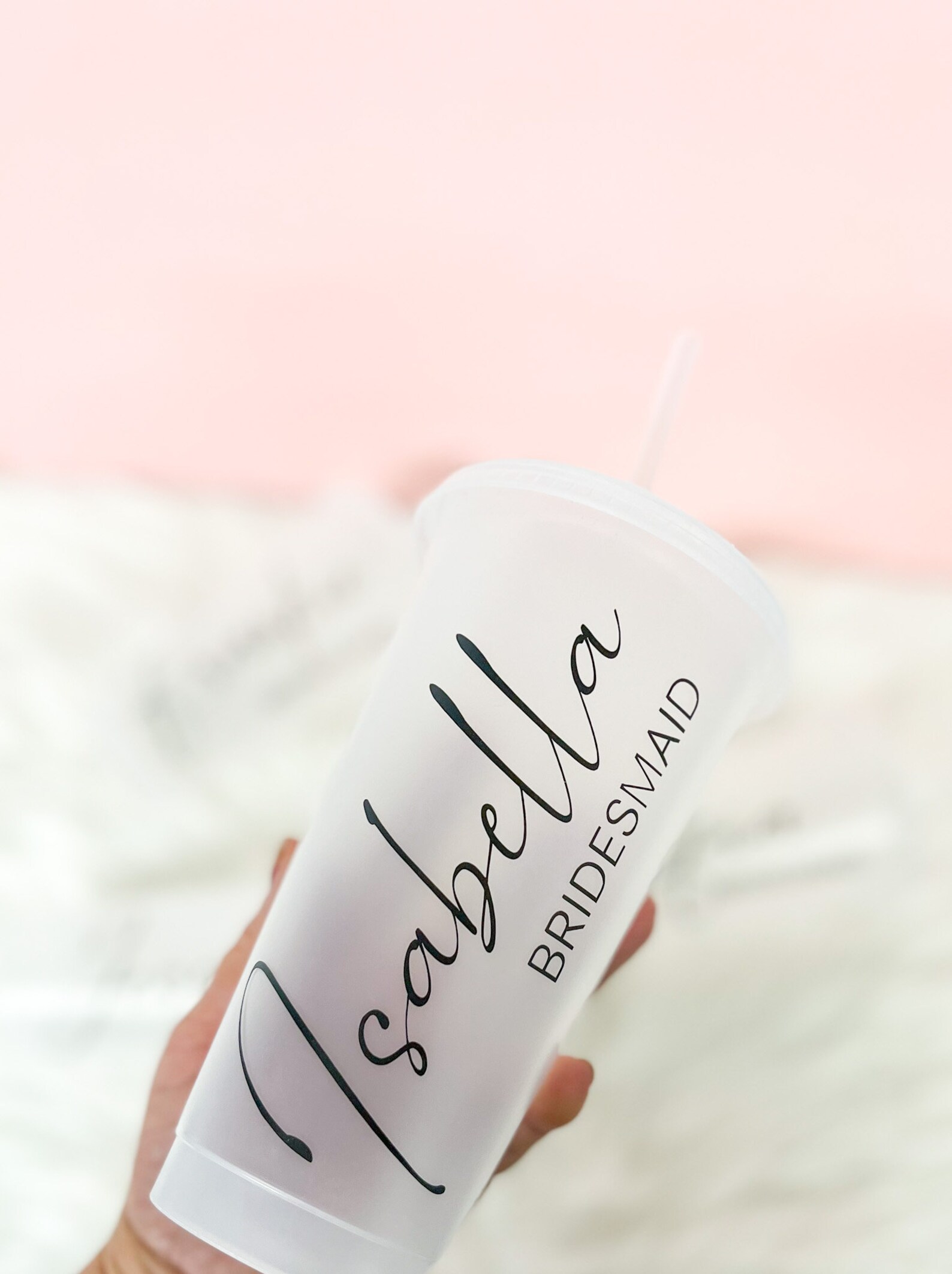 Personalised Hen Party Cold Cup With Straw, Bride to Be Gift, Starbucks ...