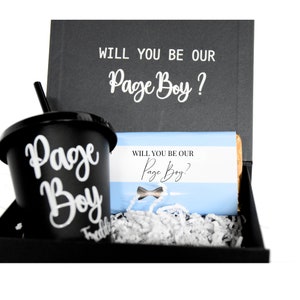 Page Boy Proposal Box, Filled Page Boy Proposal Box, Page Boy Gift ...