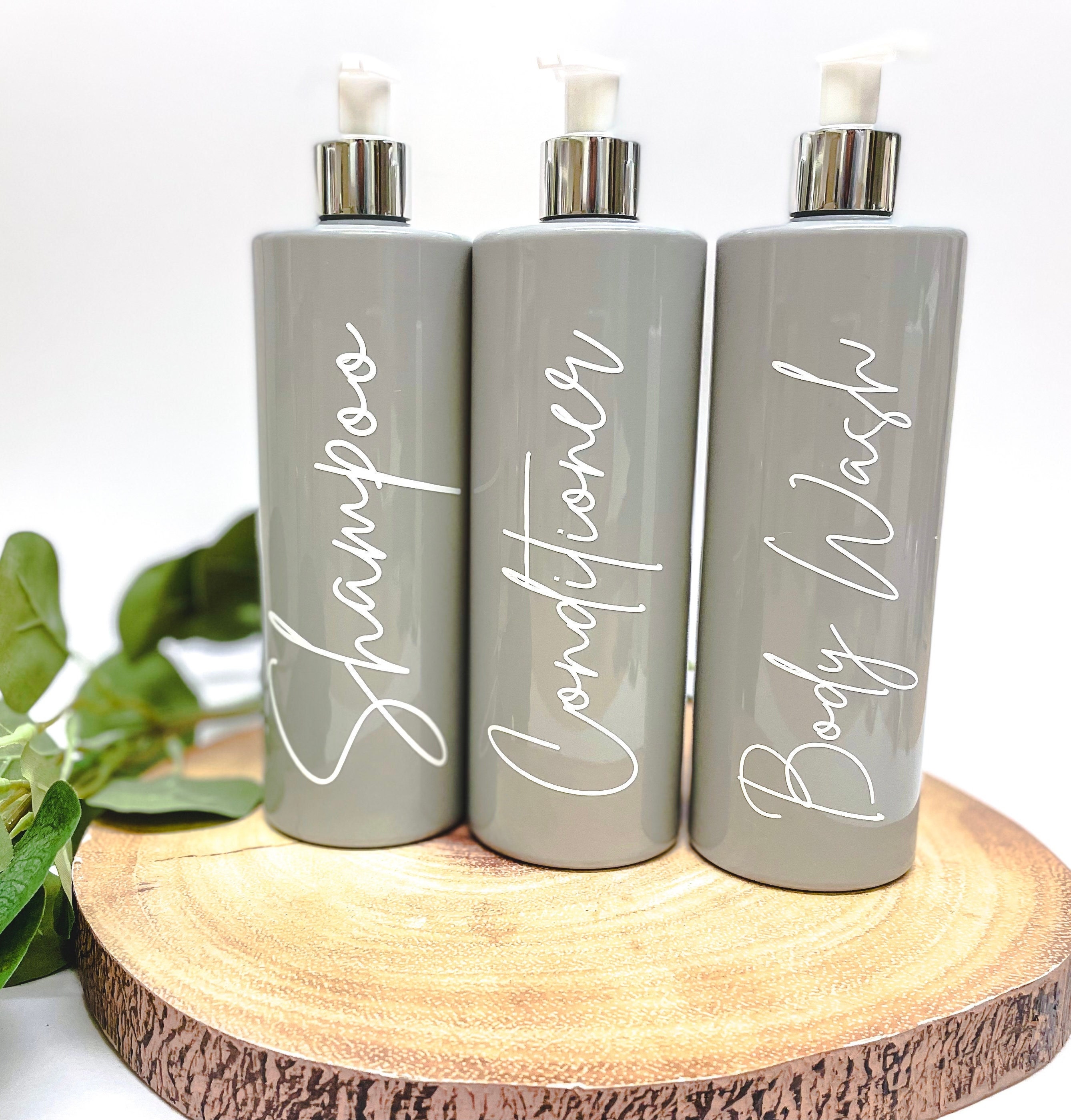 Shampoo and Conditioner Bottles Refillable Shampoo Bottle - Etsy