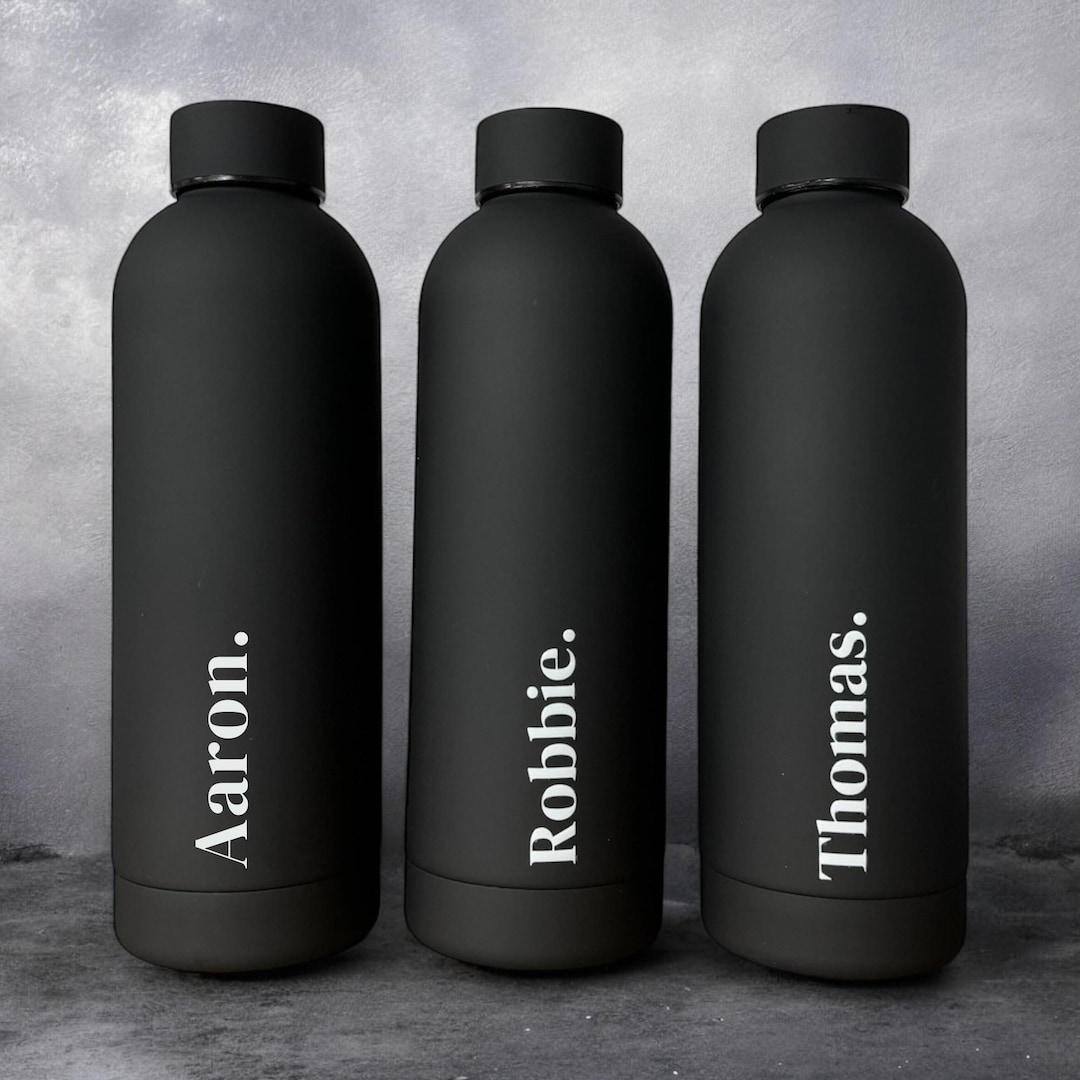Personalized Insulated Water Bottle: 500ml Stainless Steel Travel Mug ...