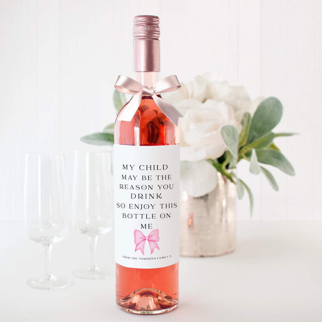 Funny Teacher Wine Bottle Label: End of Term Gift - Etsy