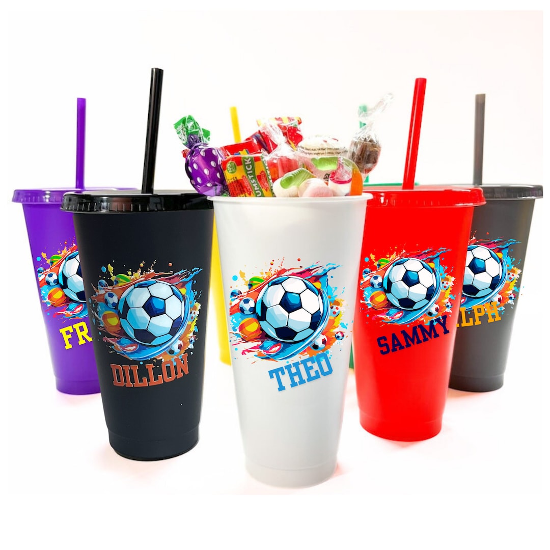 Personalized Football Party Cups: Boys Birthday Favors - Etsy UK