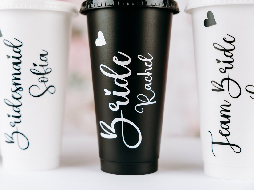 Personalised Hen Party Cold Cup With Straw, Bride to Be Gift, Starbucks ...