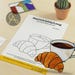 Tea and Croissant Stained Glass Pattern: DIY Decor (digital Download ...
