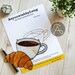 Tea and Croissant Stained Glass Pattern: DIY Decor (digital Download ...