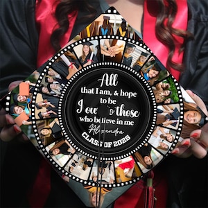 Personalized Photo Graduation Cap Topper: Custom Memory Film, Class of ...