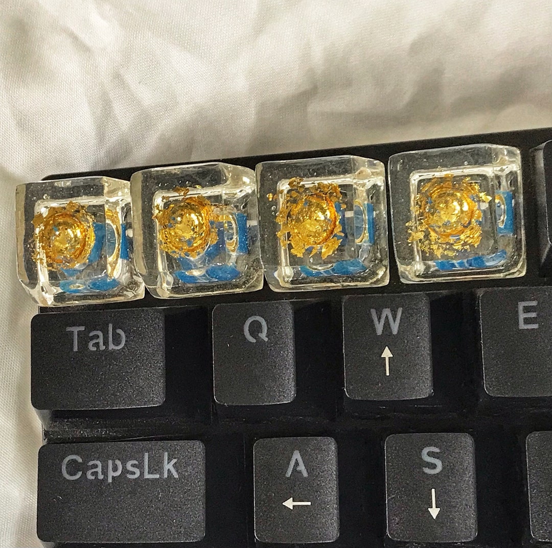Real 24k Gold Leaf Artisan Keycap Perfect Gift for Who Want - Etsy
