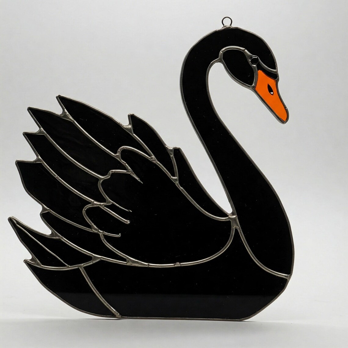 Black Swan Stained Glass Pattern: DIY Home Decor (digital Download) - Etsy
