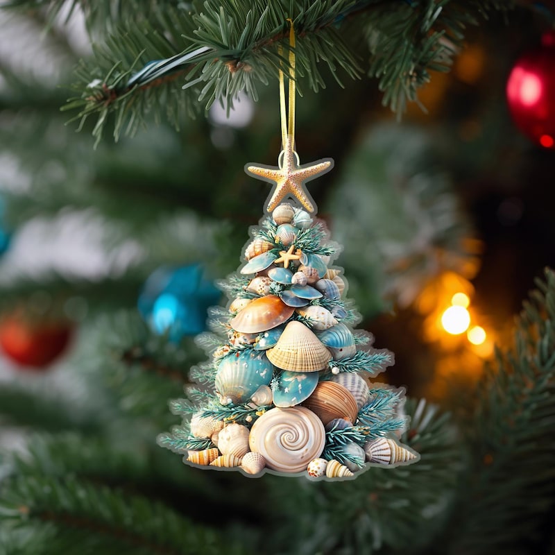 Seashell Christmas Tree - Etsy