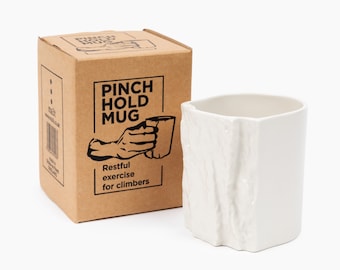 Handleless Ceramic Pinch Mug | Handmade, Ceramic Thumbprint Coffee Mug ...