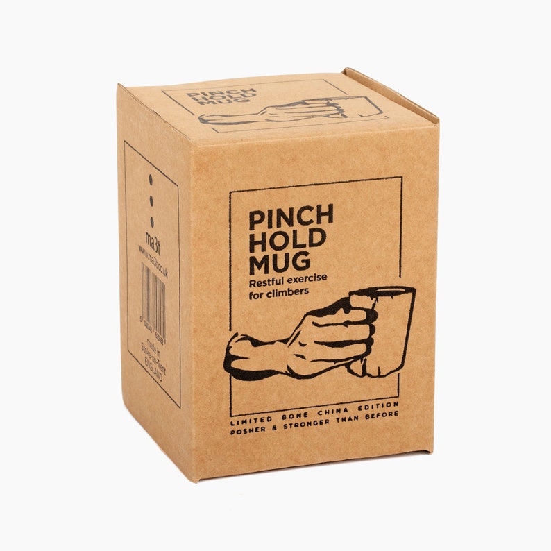 Pinch Hold Mug - Limited Bone China Edition | Hand Made | Rock Climbing ...
