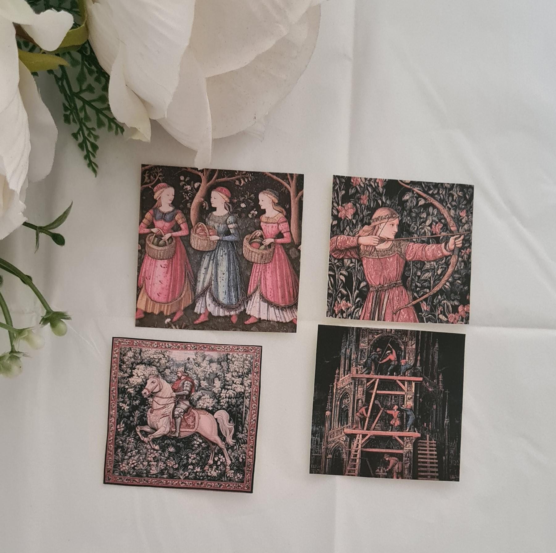 Medieval Sticker Pack: Fantasy Knights and Castles - Etsy