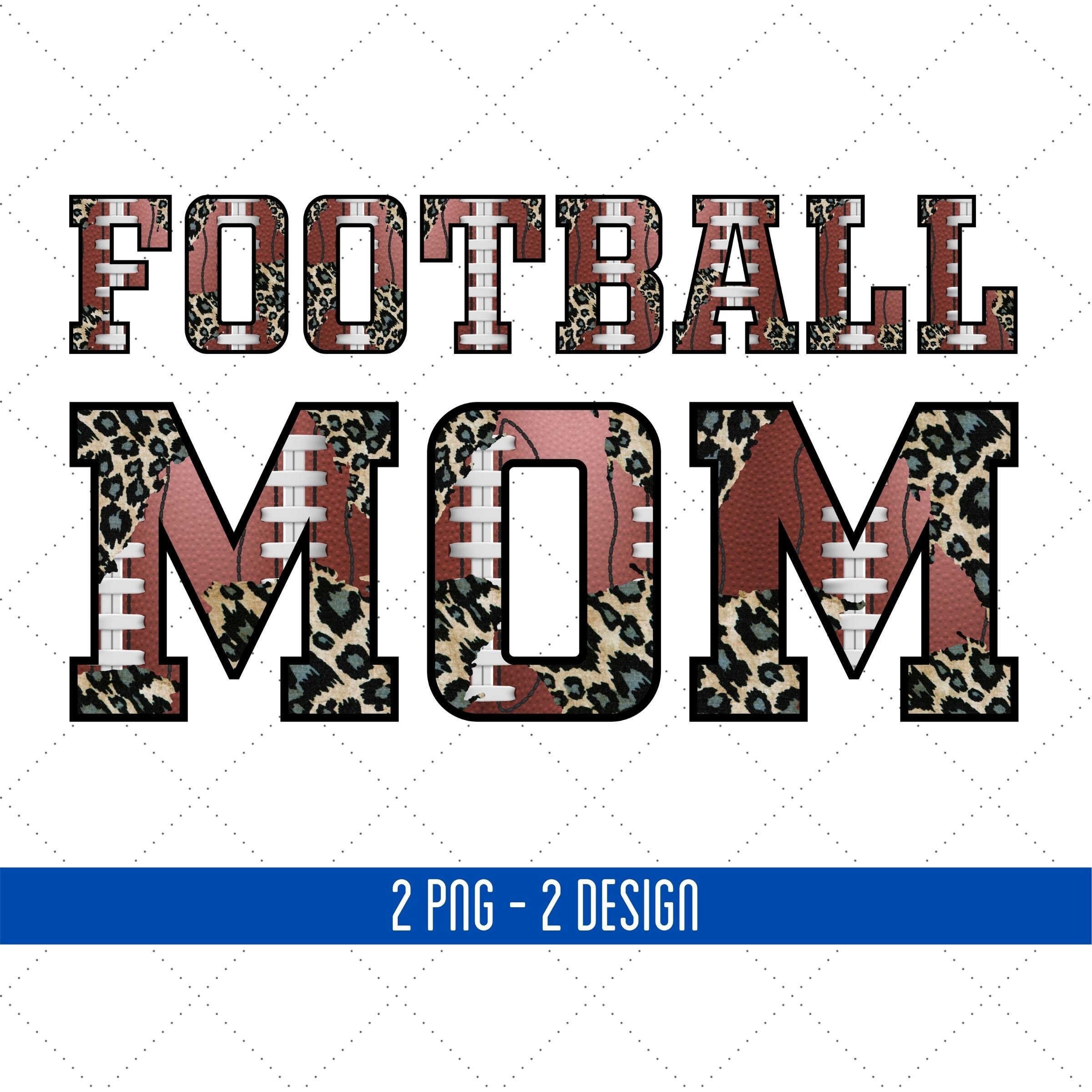Football Mom Leopard PNG Football Sublimation PNG Digital | Etsy