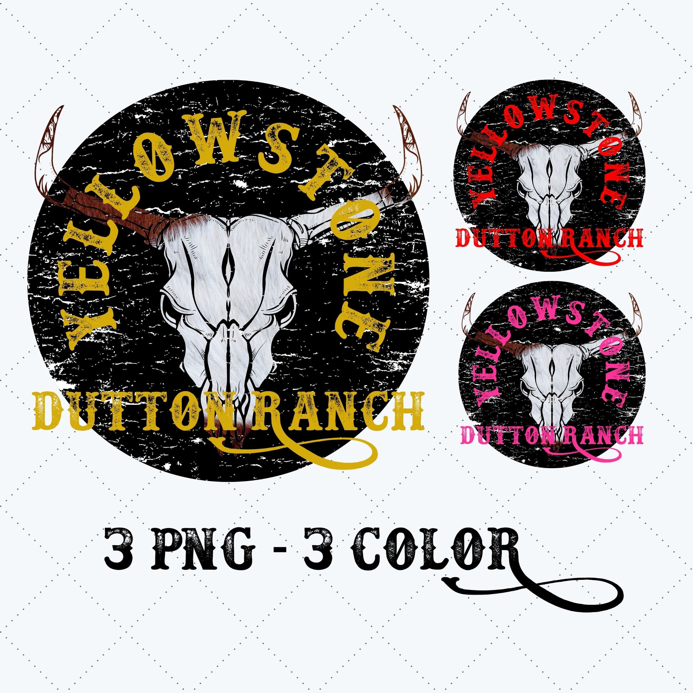 Drawing & Illustration Digital Yellowstone Sublimation Dutton Ranch ...