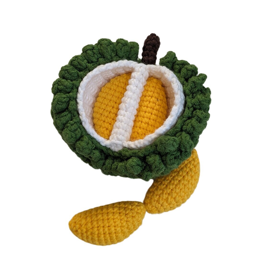 Crochet Durian: Interactive Play Food Cultural Toy for Kids - Etsy