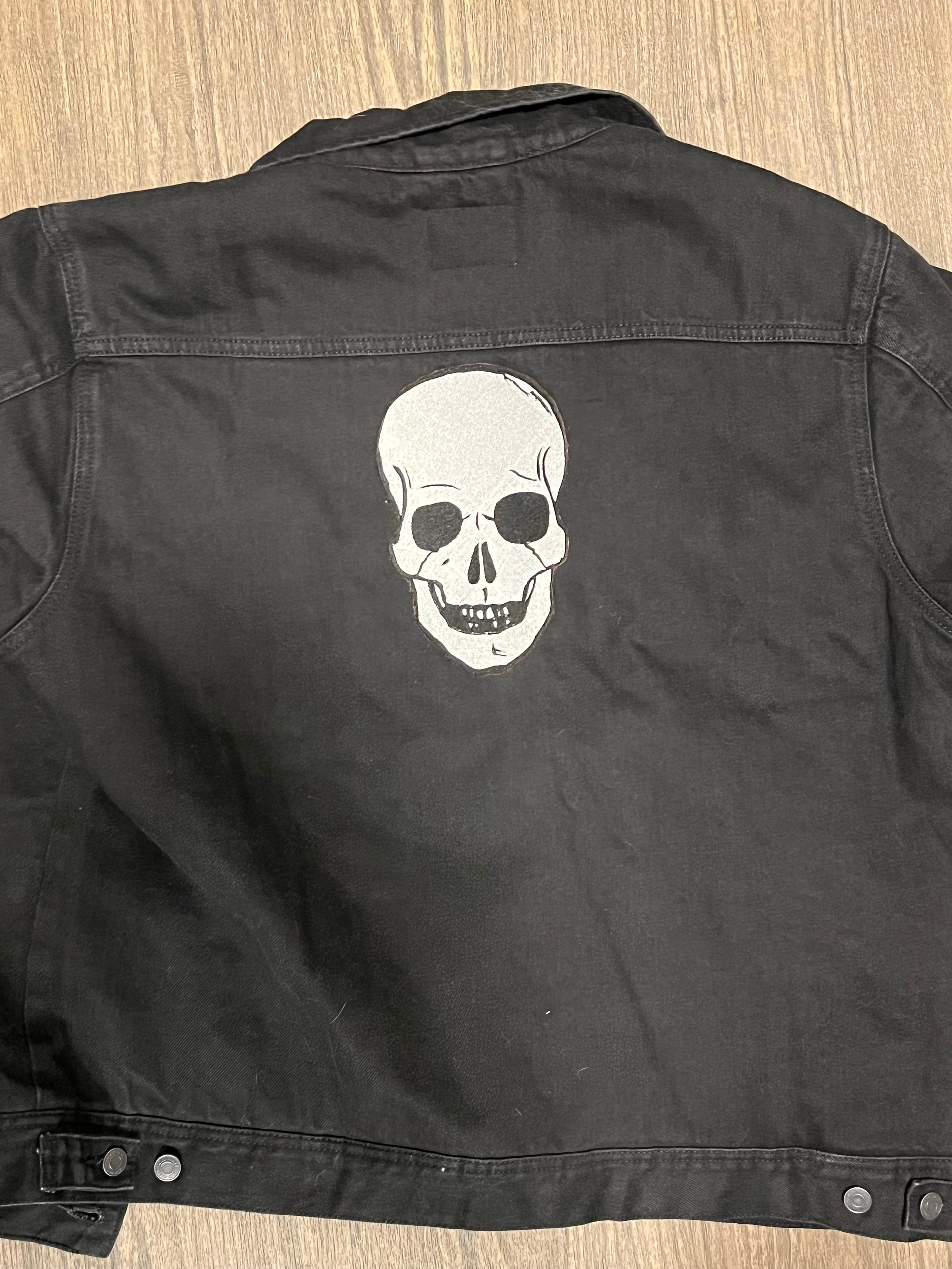 Large Skull Patch - Etsy