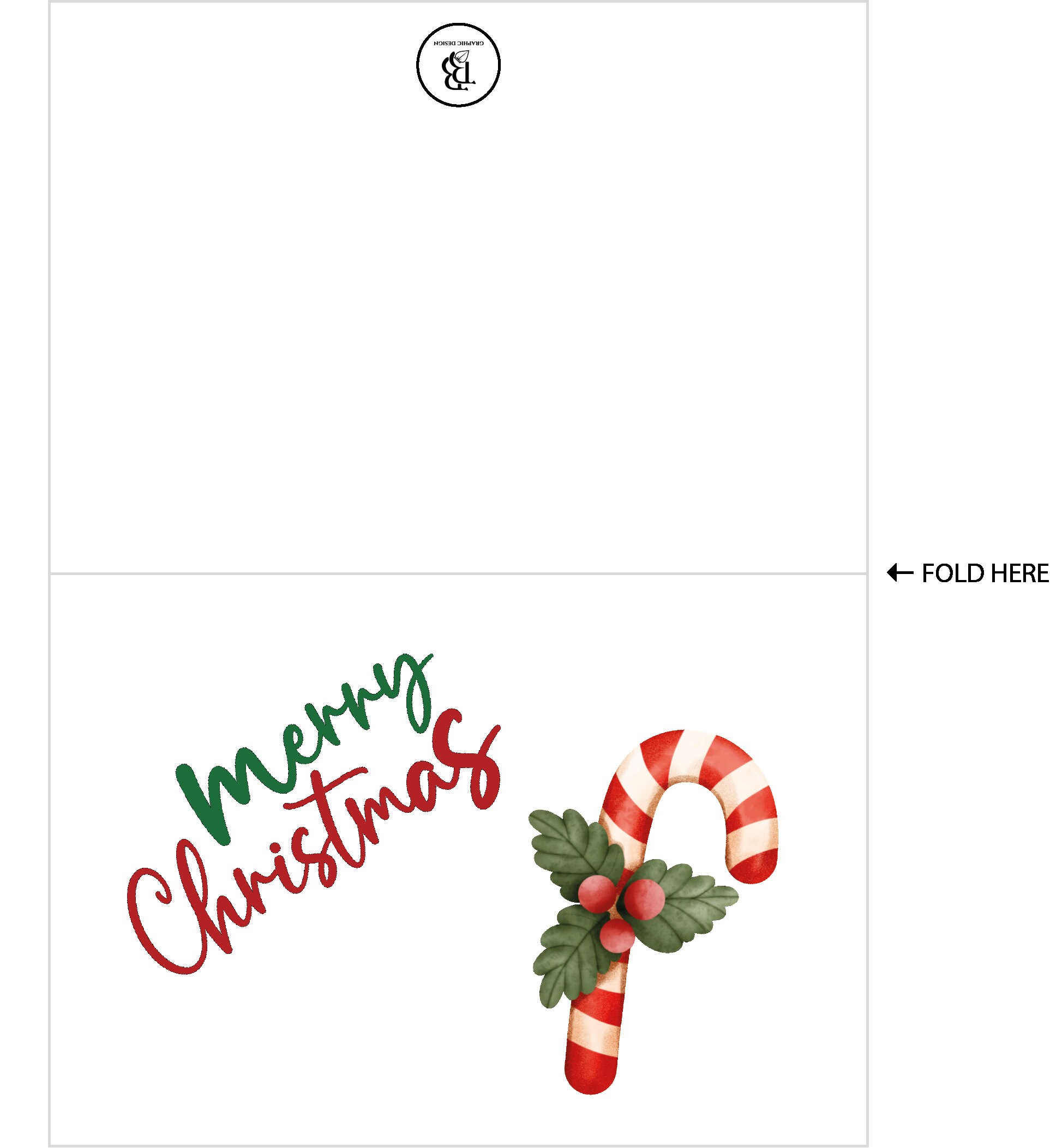 Digital Printable Christmas Card, Instant Download, Happy New Year Card ...