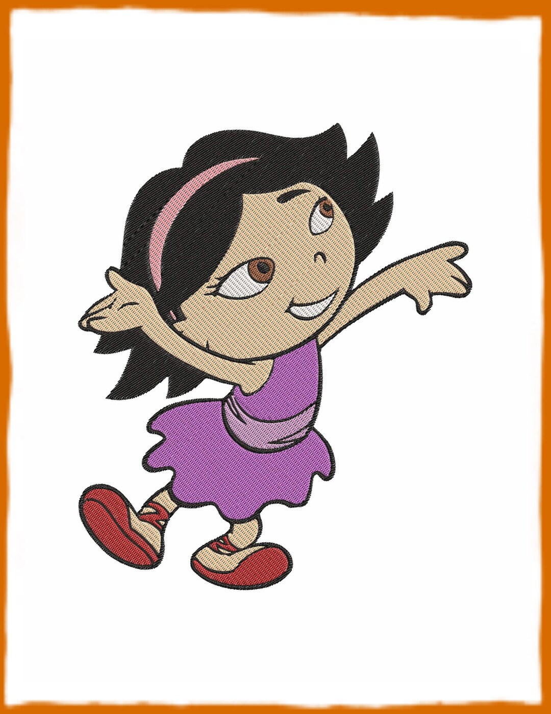 June Little Einsteins Fill Embroidery Design 5 - Instant Download - Etsy