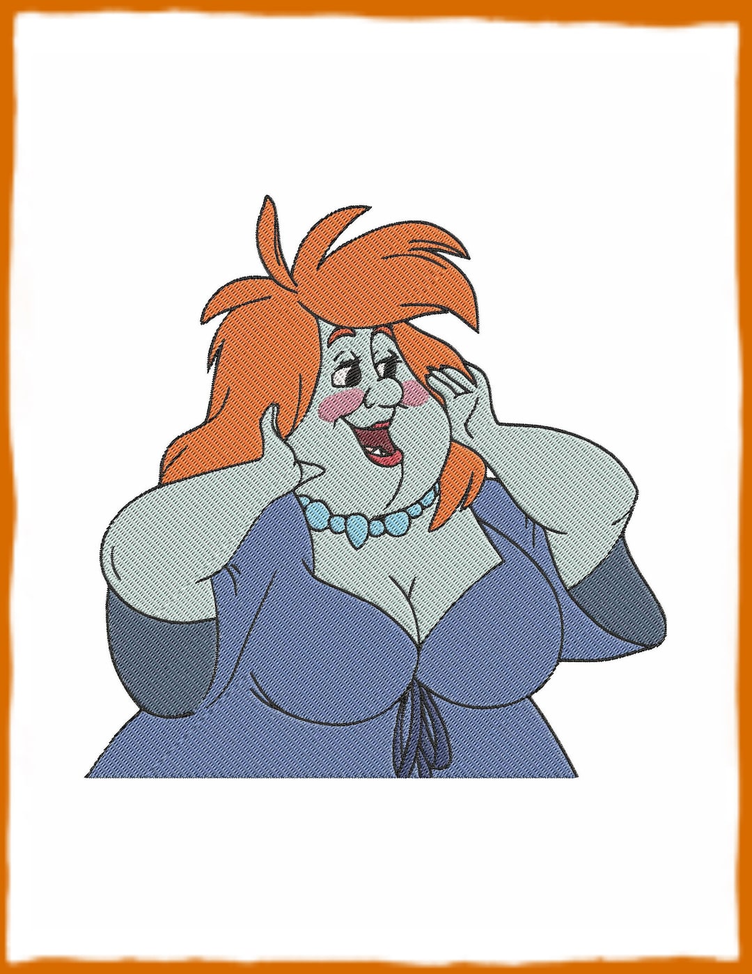 Orwen the Black Cauldron Filled Embroidery Design - Instant Download - Etsy