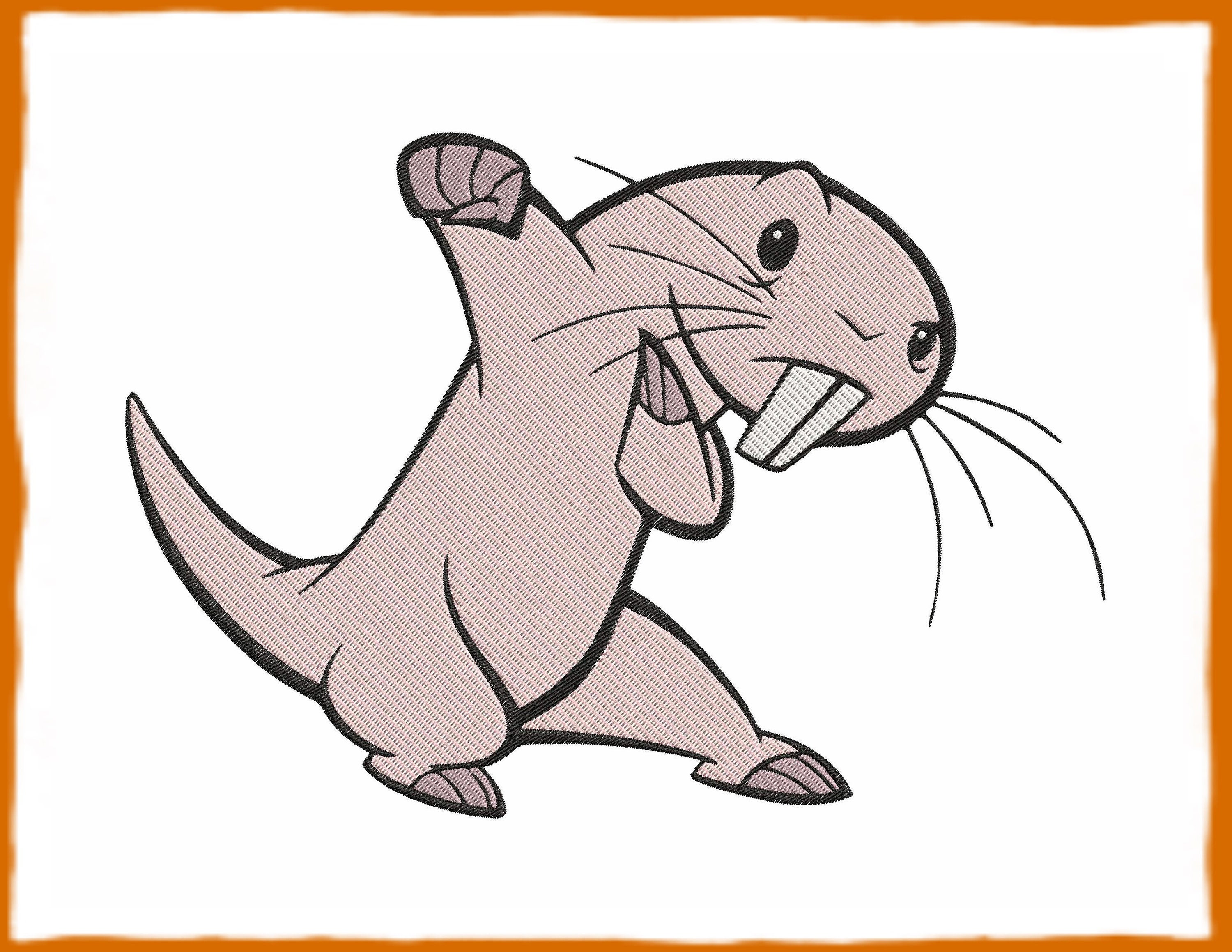 Kim Possible Rufus Drawing