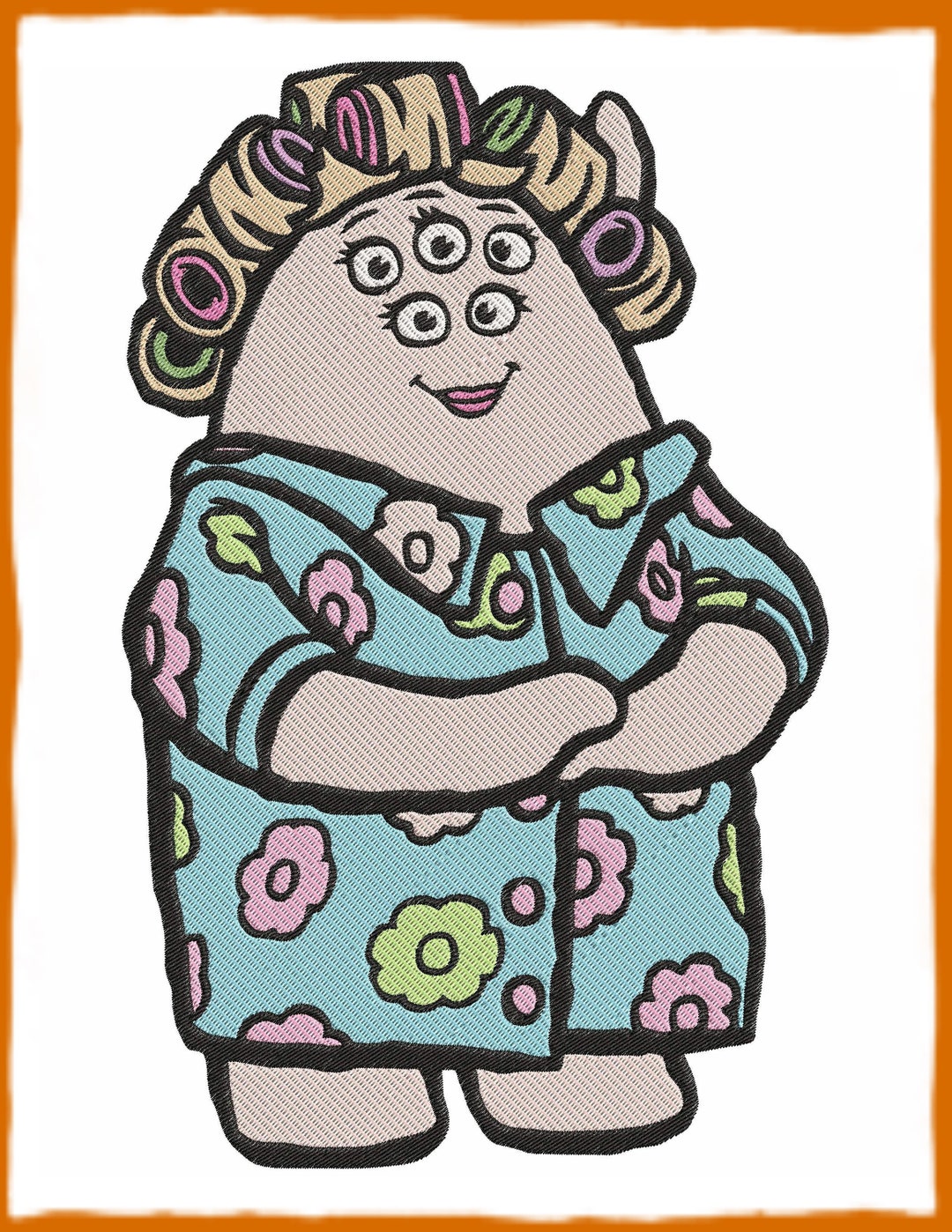 Sheri Squibbles Monsters Inc Filled Embroidery Design 2 - Instant ...