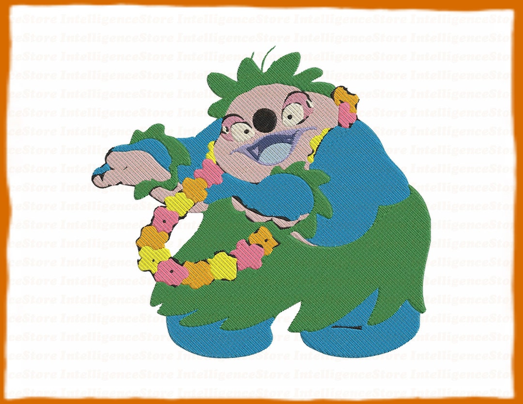Jumba Jookiba Lilo and Stitch Filled Embroidery Design 5 - Instant ...