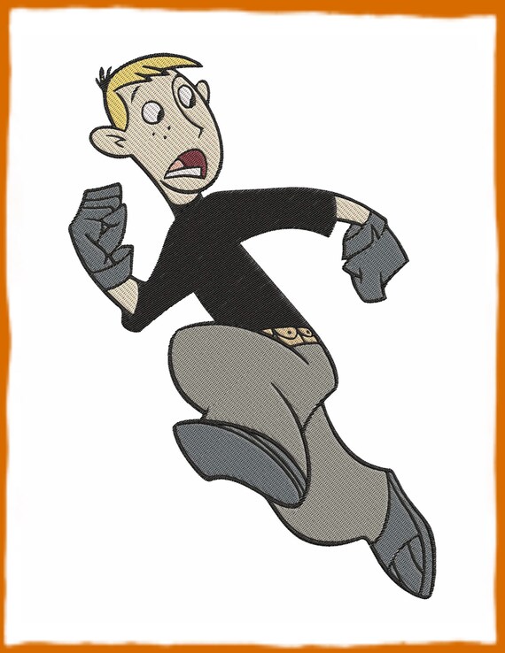 Ron Stoppable Kim Possible Fill Embroidery Design 4 Instant - Etsy