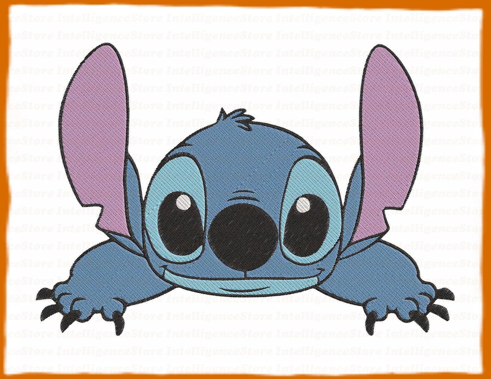 Cute Lilo and Stitch Filled Embroidery Design 1 - Instant Download ...