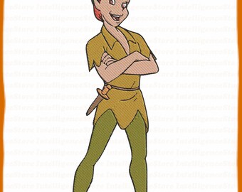 Peter Pan Hat Filled Embroidery Design Instant Download | Etsy
