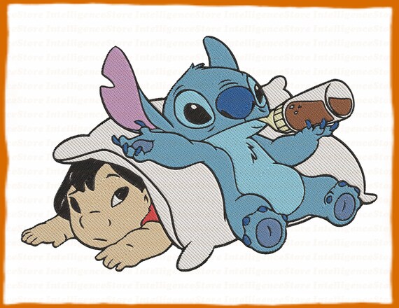 Lilo and Stitch Filled Embroidery Design 37 Instant Download - Etsy