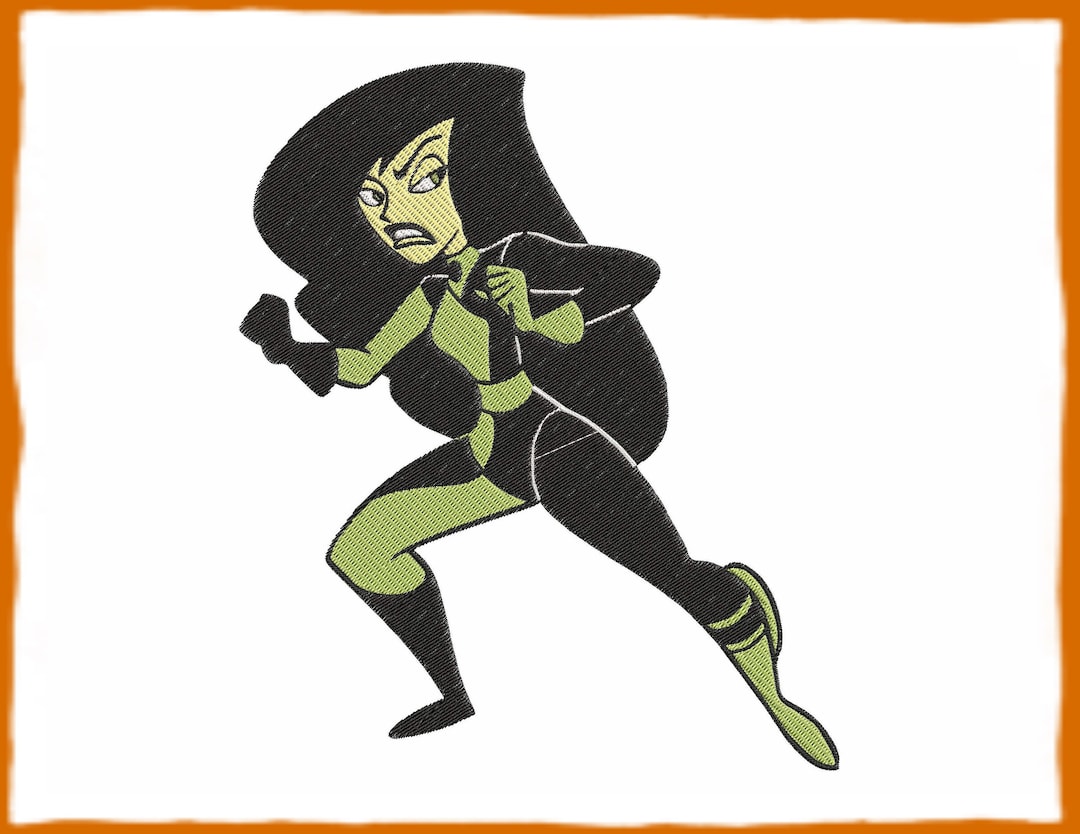 Kim Possible Fill Embroidery Design 11 - Instant Download - Etsy