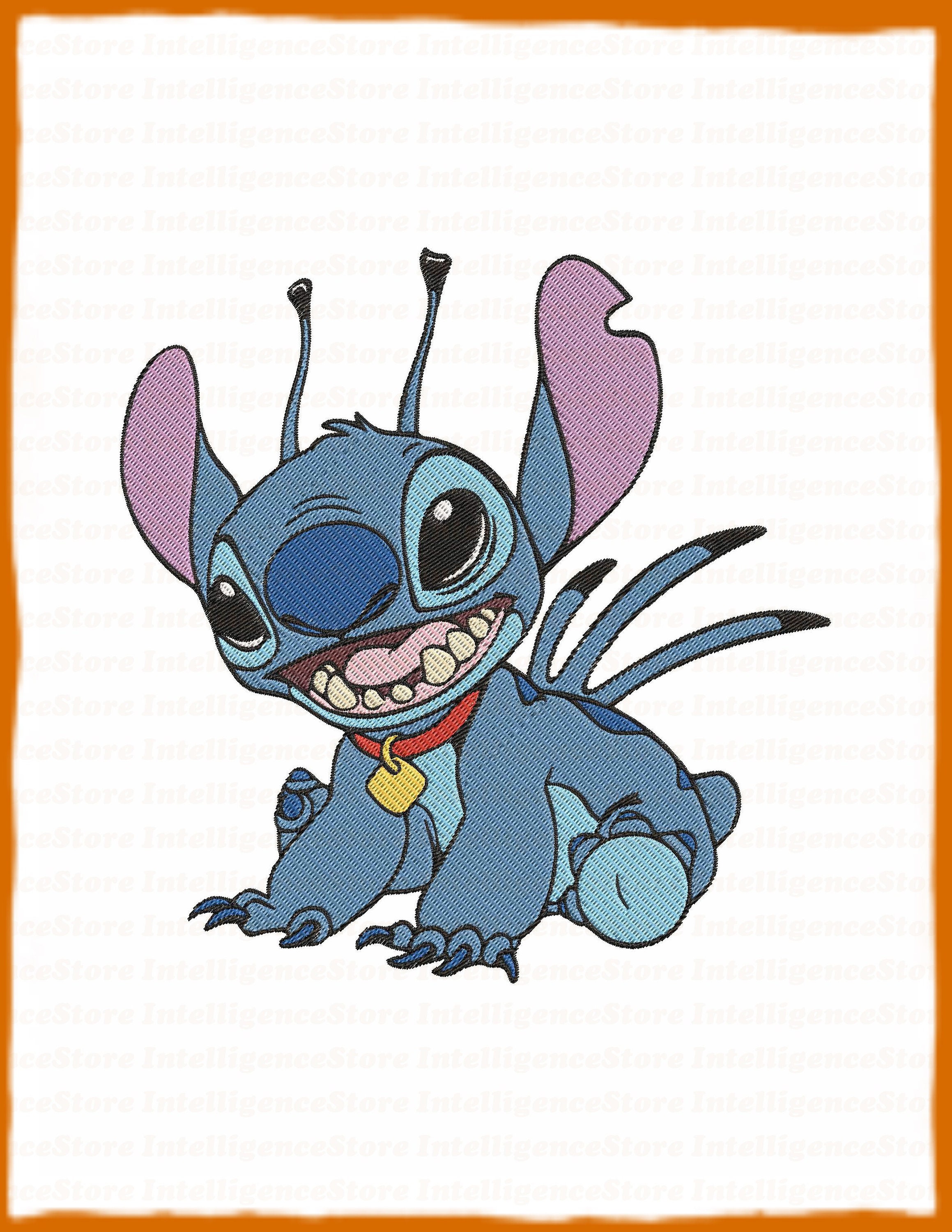 Lilo and Stitch Filled Embroidery Design 10 Instant Download - Etsy