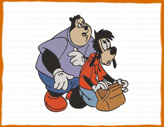 Max Goof And PJ Goof Troop Fill Embroidery Design 2 Instant | Etsy