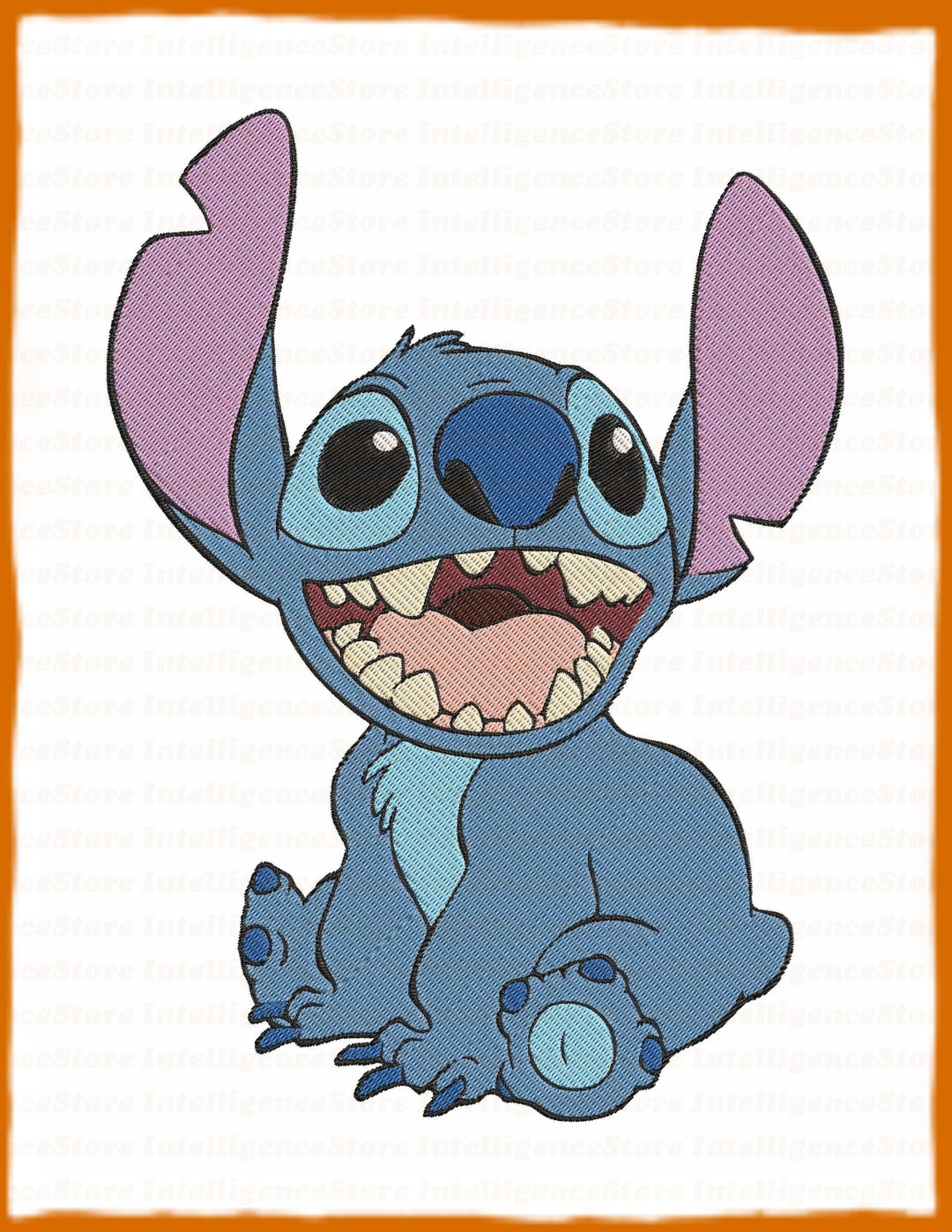Lilo and Stitch Filled Embroidery Design 12 - Instant Download - Etsy UK