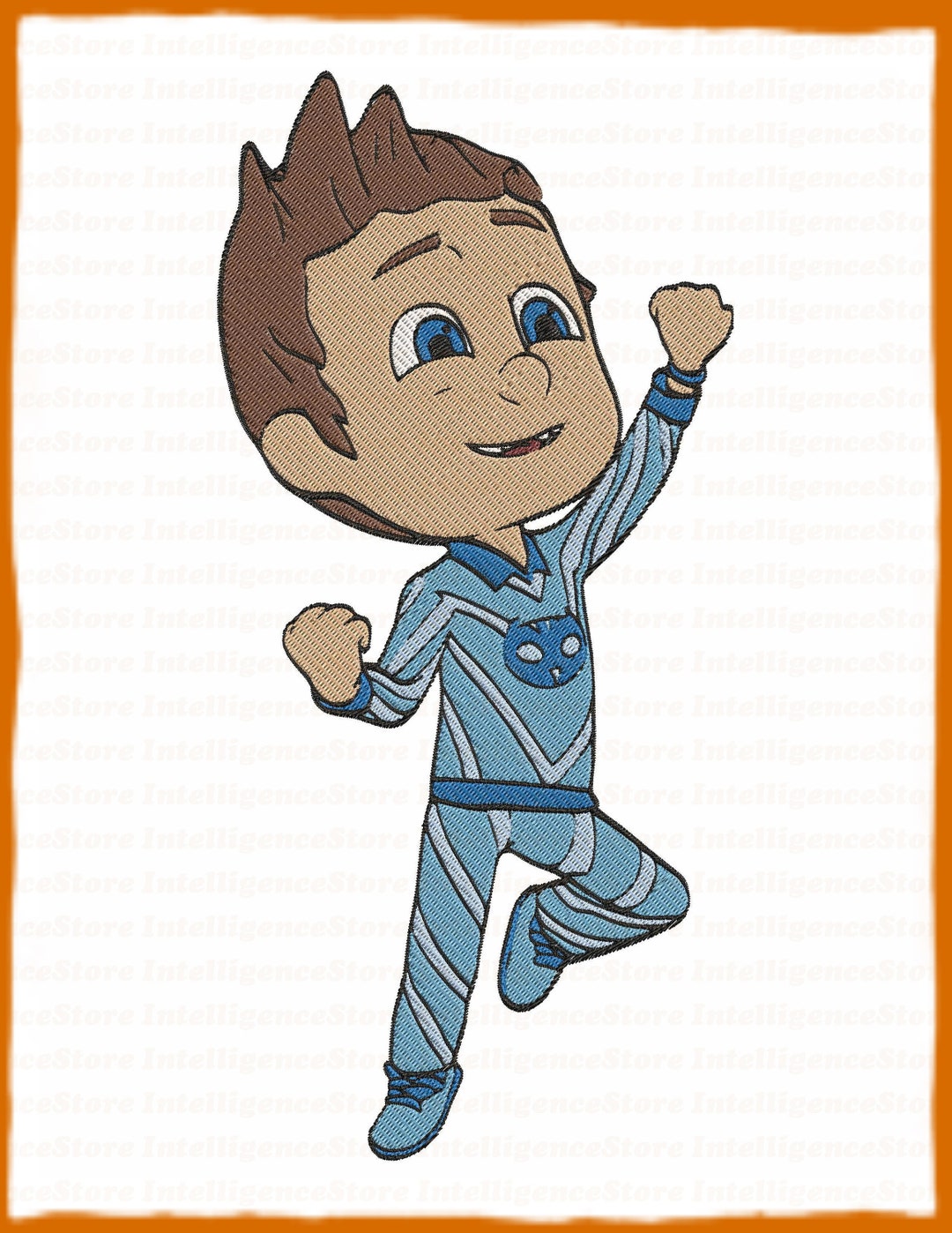 Connor PJ Masks Fill Embroidery Design - Instant Download - Etsy